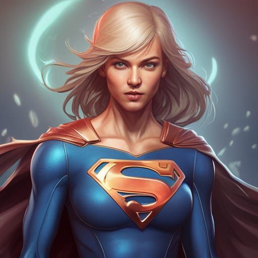 Super girl - AI Generated Artwork - NightCafe Creator