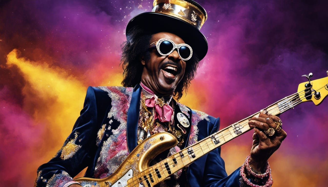 Bootsy Collins! - AI Generated Artwork - NightCafe Creator