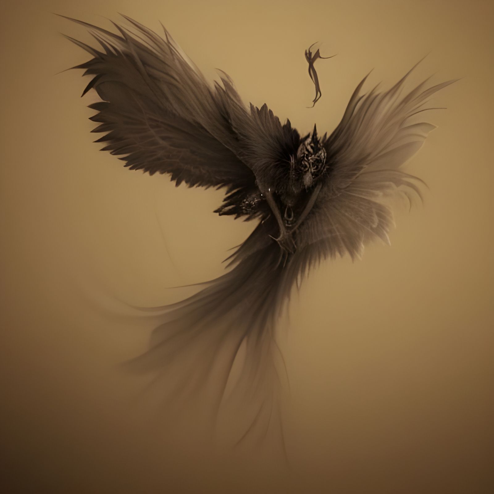 winged creature - AI Generated Artwork - NightCafe Creator