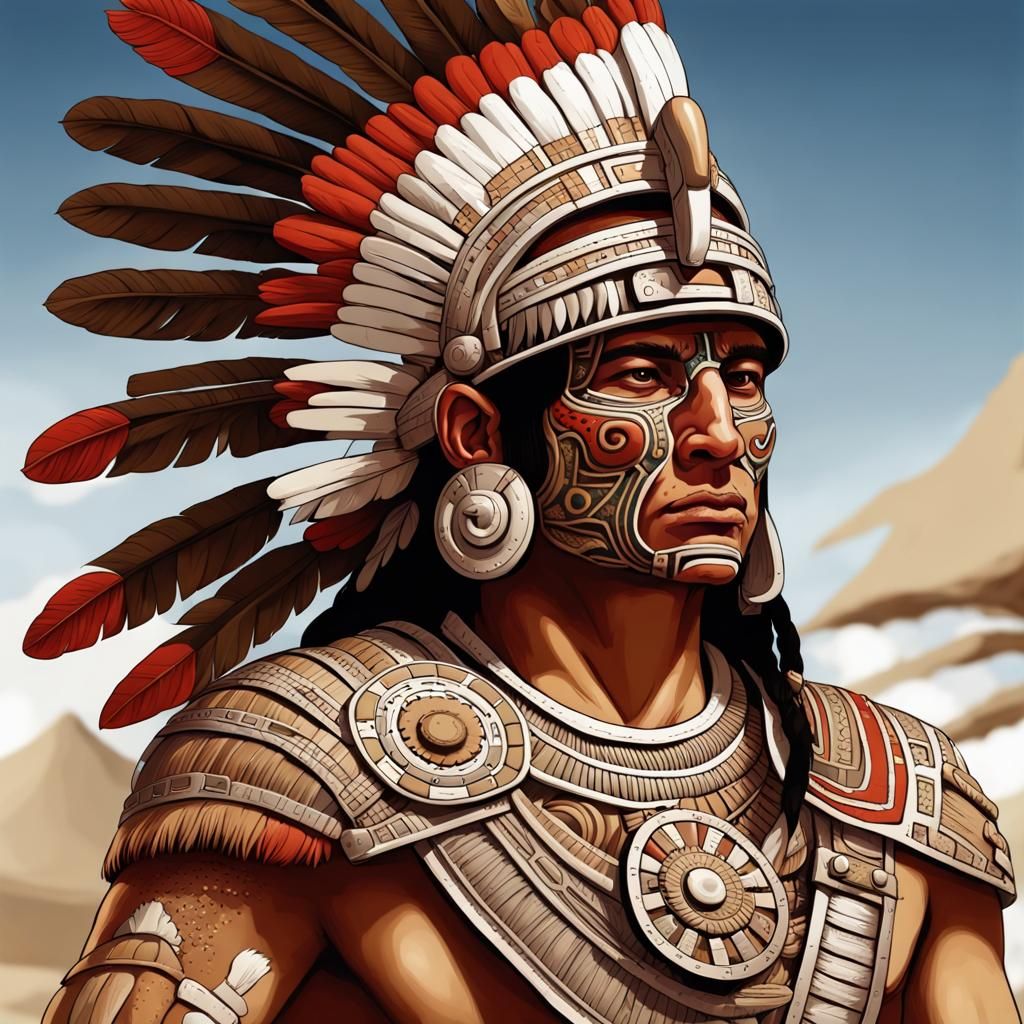 Aztec General (Ancient Age) - AI Generated Artwork - NightCafe Creator