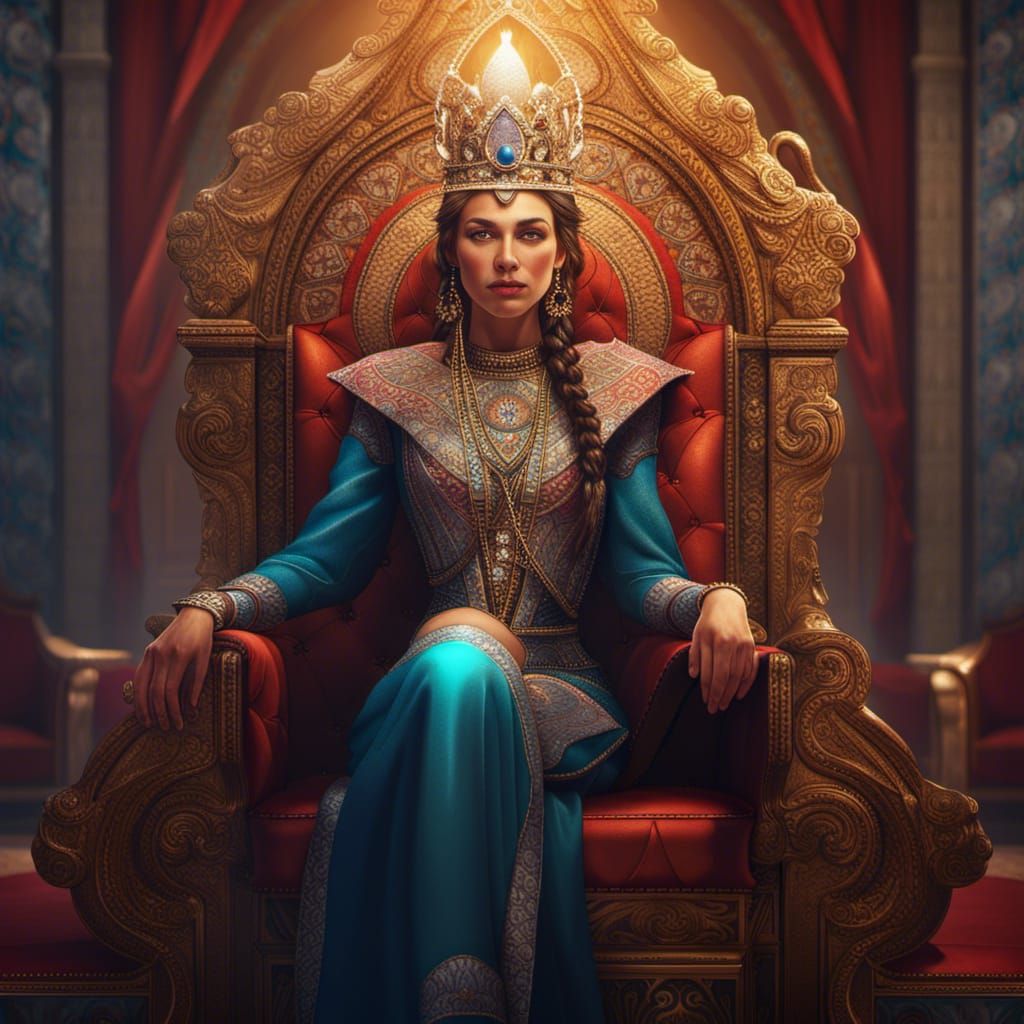 Queen of the Turkeye - AI Generated Artwork - NightCafe Creator