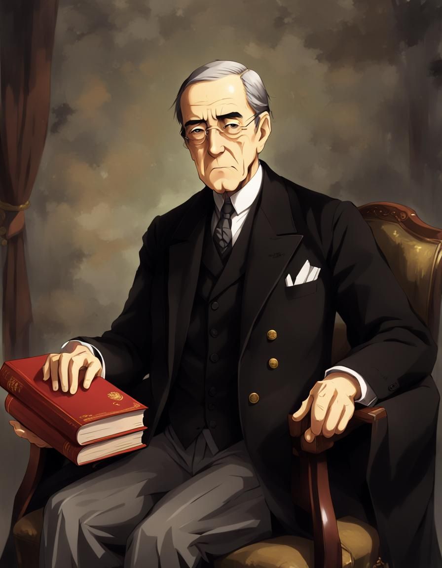 Woodrow Wilson - AI Generated Artwork - NightCafe Creator