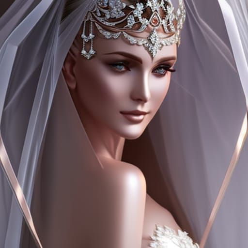 Ravishing bride - AI Generated Artwork - NightCafe Creator