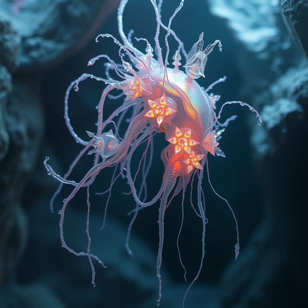 Unknown Object - Ethereal Entity in Cosmic Dreamscape