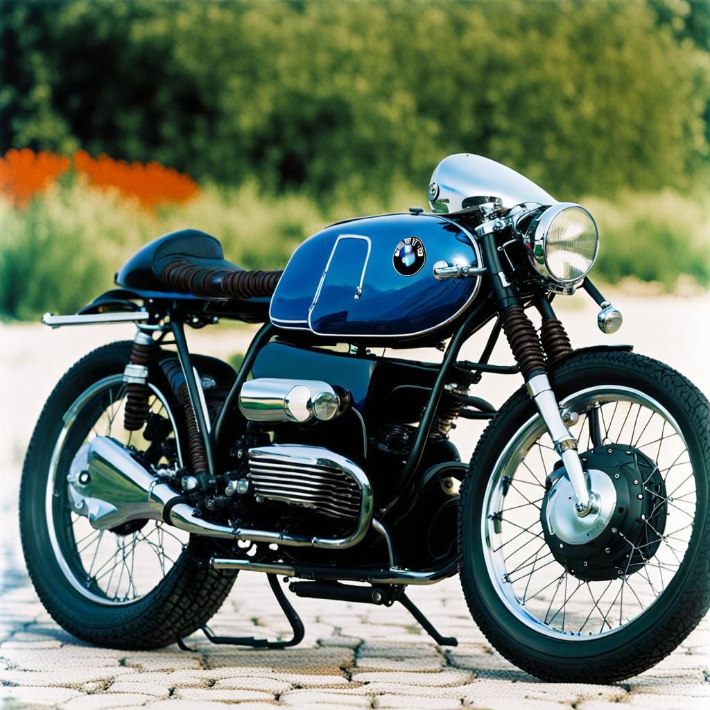 Bmw cafe racer 2 - AI Generated Artwork - NightCafe Creator