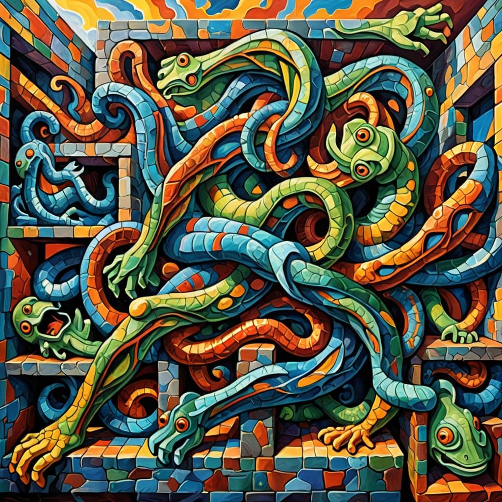 Neo Impressionist Limbs Akimbo - Neo Impressionist Limbs Ak...