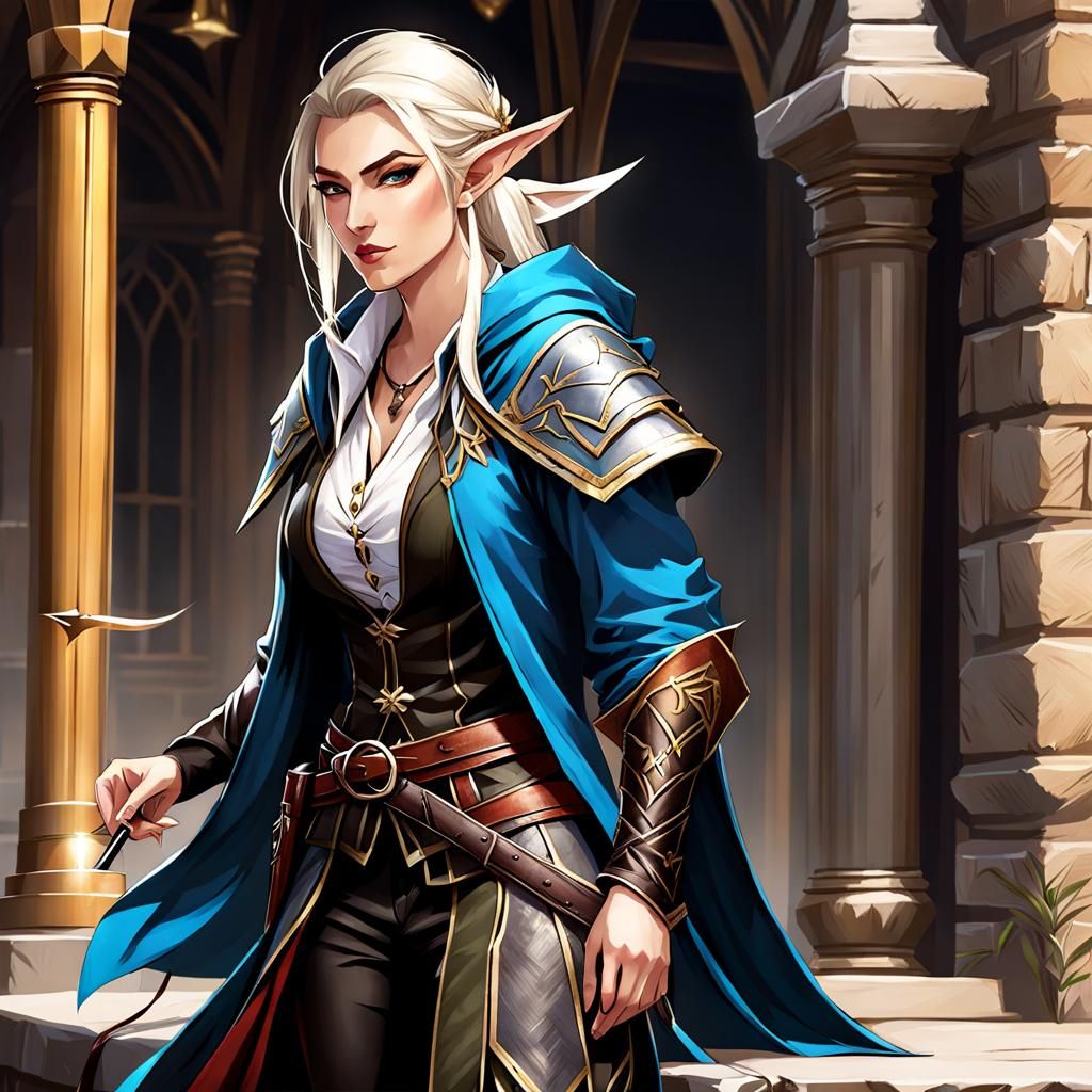 High Elf Rogue - AI Generated Artwork - NightCafe Creator