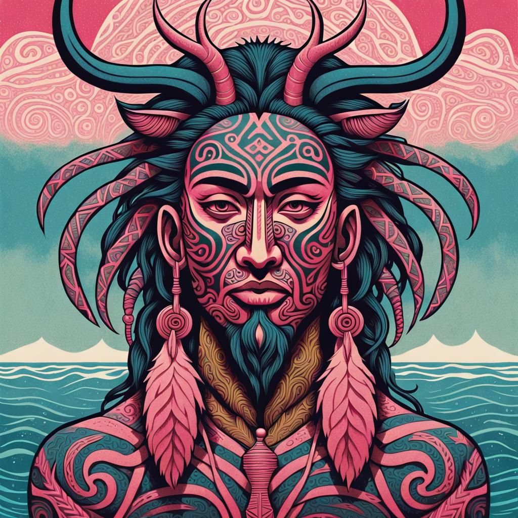Tribal tattoo artwork - AI Generated Artwork - NightCafe Creator