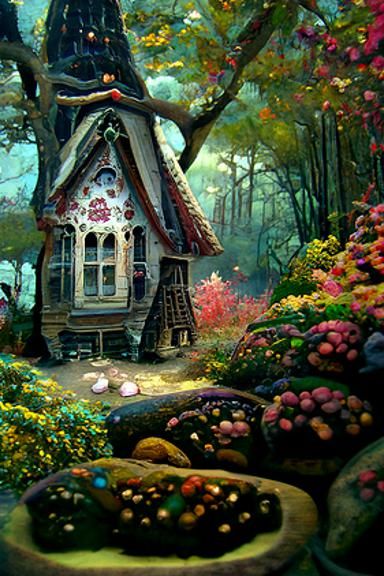 What Hansel und Gretel Found... - AI Generated Artwork - NightCafe Creator