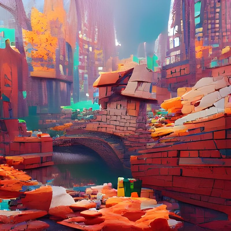 Brickhaven - AI Generated Artwork - NightCafe Creator