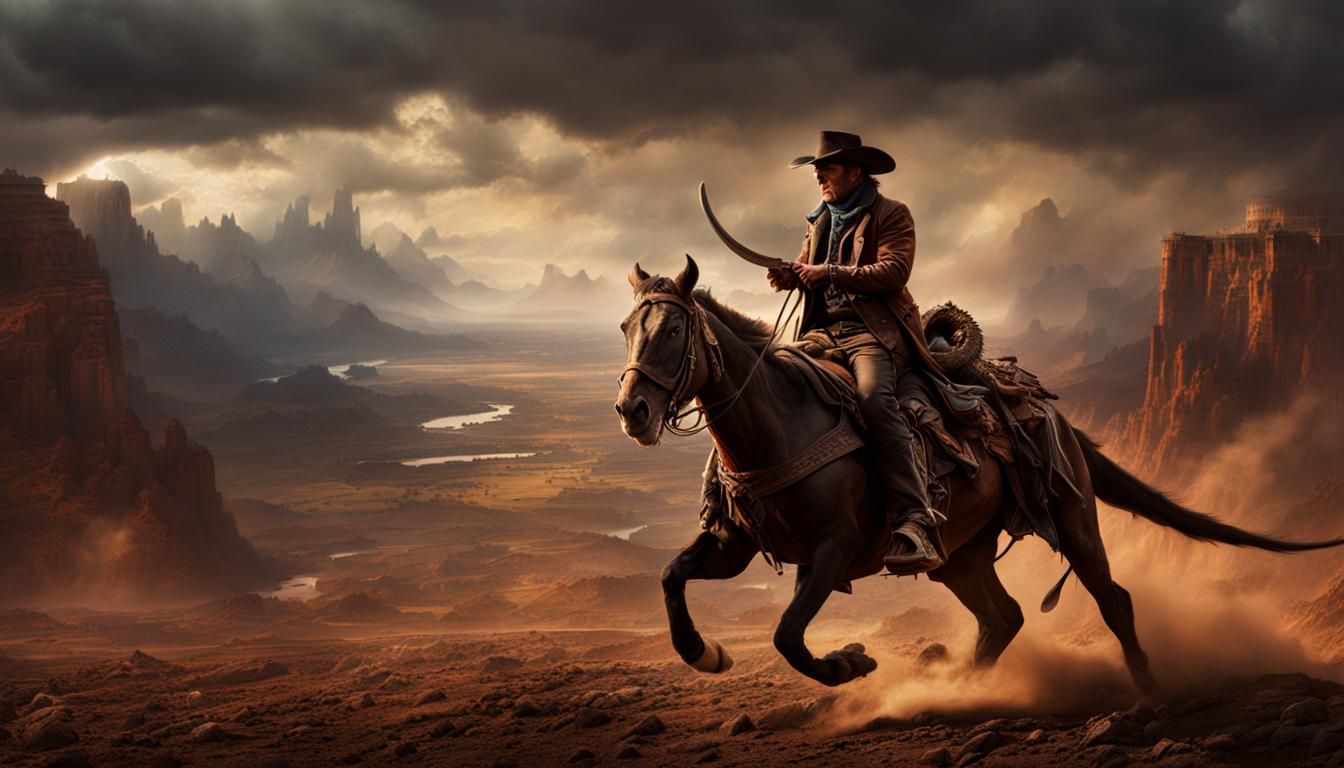 Cowboy - AI Generated Artwork - NightCafe Creator