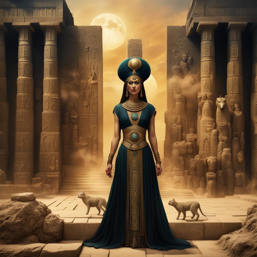Matrix reloaded in the Mesopotamian kingdom - AI Generated Artwork - NightCafe Creator