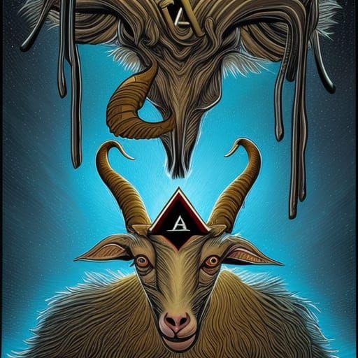 Masonic goat - AI Generated Artwork - NightCafe Creator