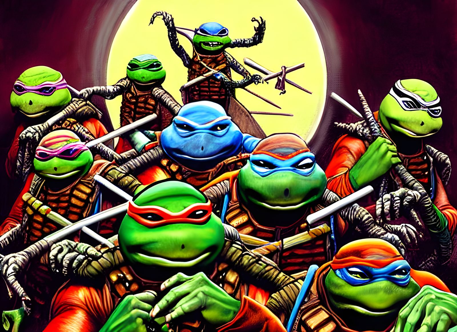 Legally Distinct Team of Original Characters, Seriously Put Your Phone ...