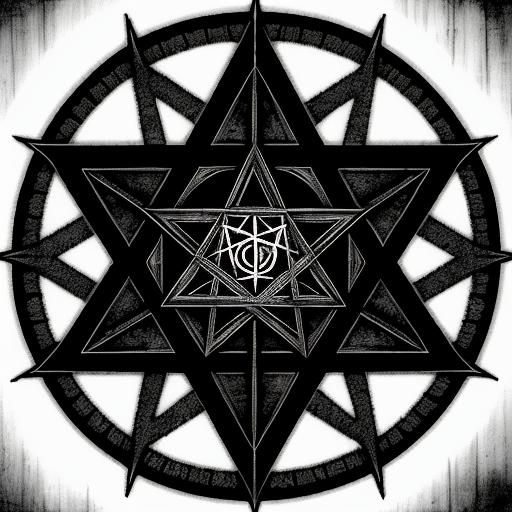 Occult cthulhu pentagrams star of david - AI Generated Artwork ...