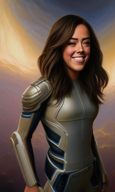 Chloe Bennet as Quake - AI Generated Artwork - NightCafe Creator