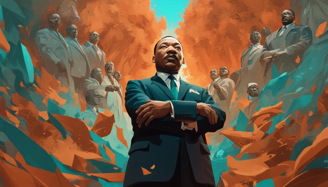 Martin Luther King - AI Generated Artwork - NightCafe Creator