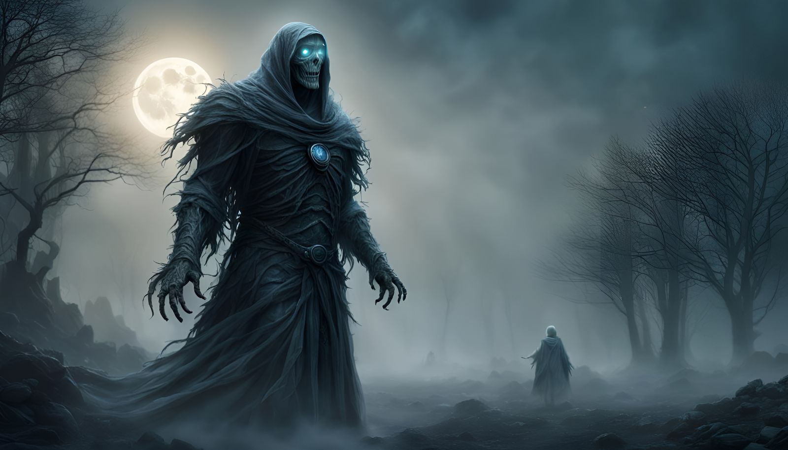 ghost, cloud bones, particles in the atmosphere, height of the whole ...