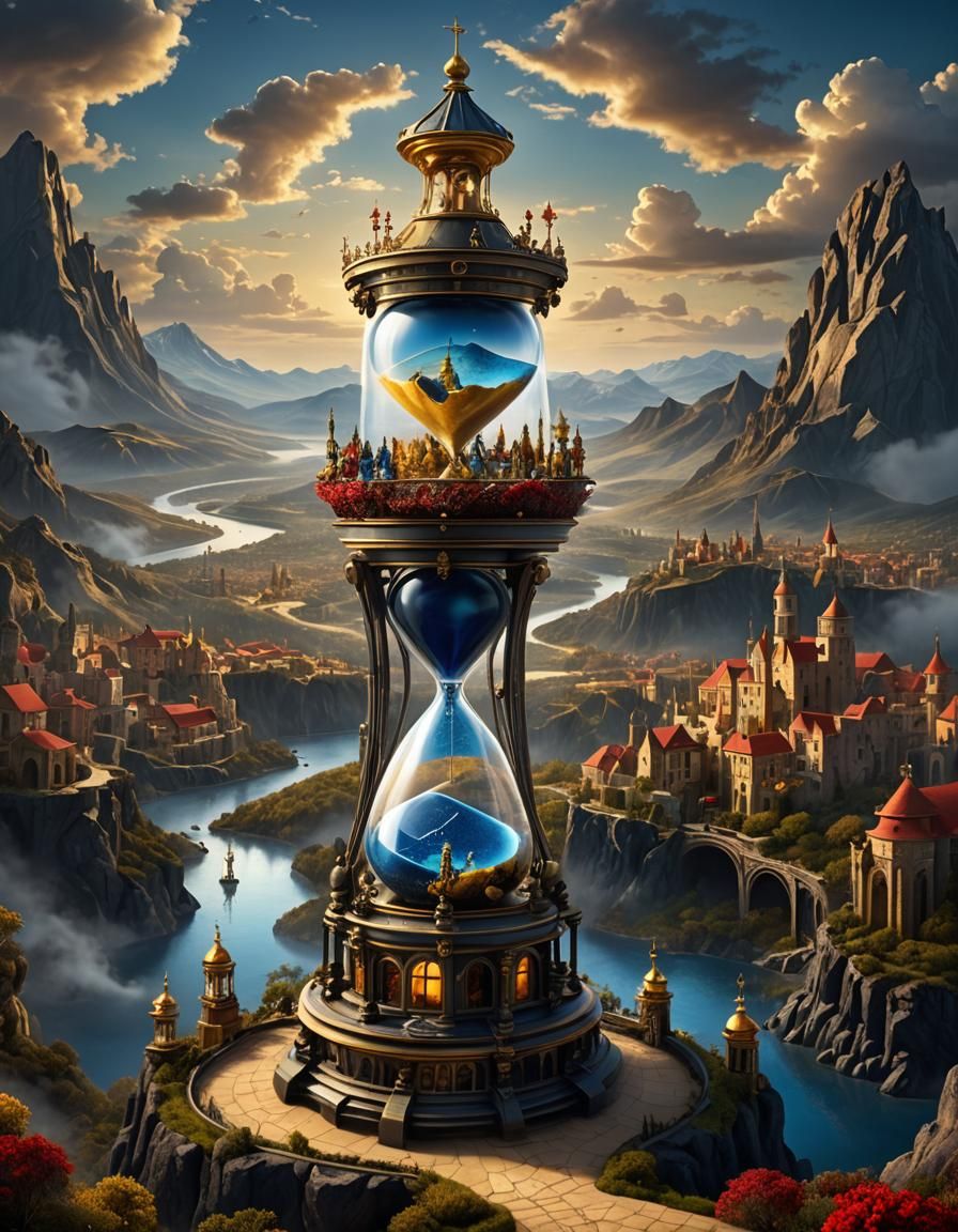 The Monument of Time 3 - AI Generated Artwork - NightCafe Creator