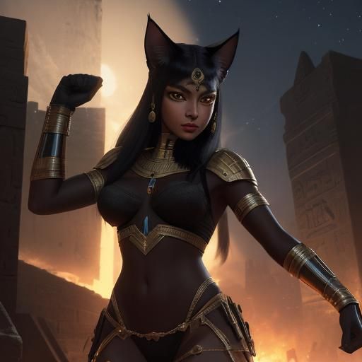 Bastet - AI Generated Artwork - NightCafe Creator