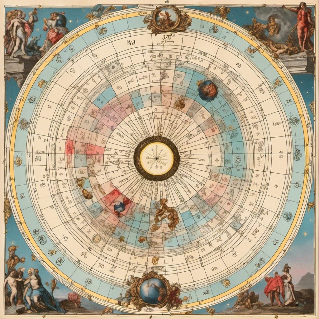 natal chart - AI Generated Artwork - NightCafe Creator