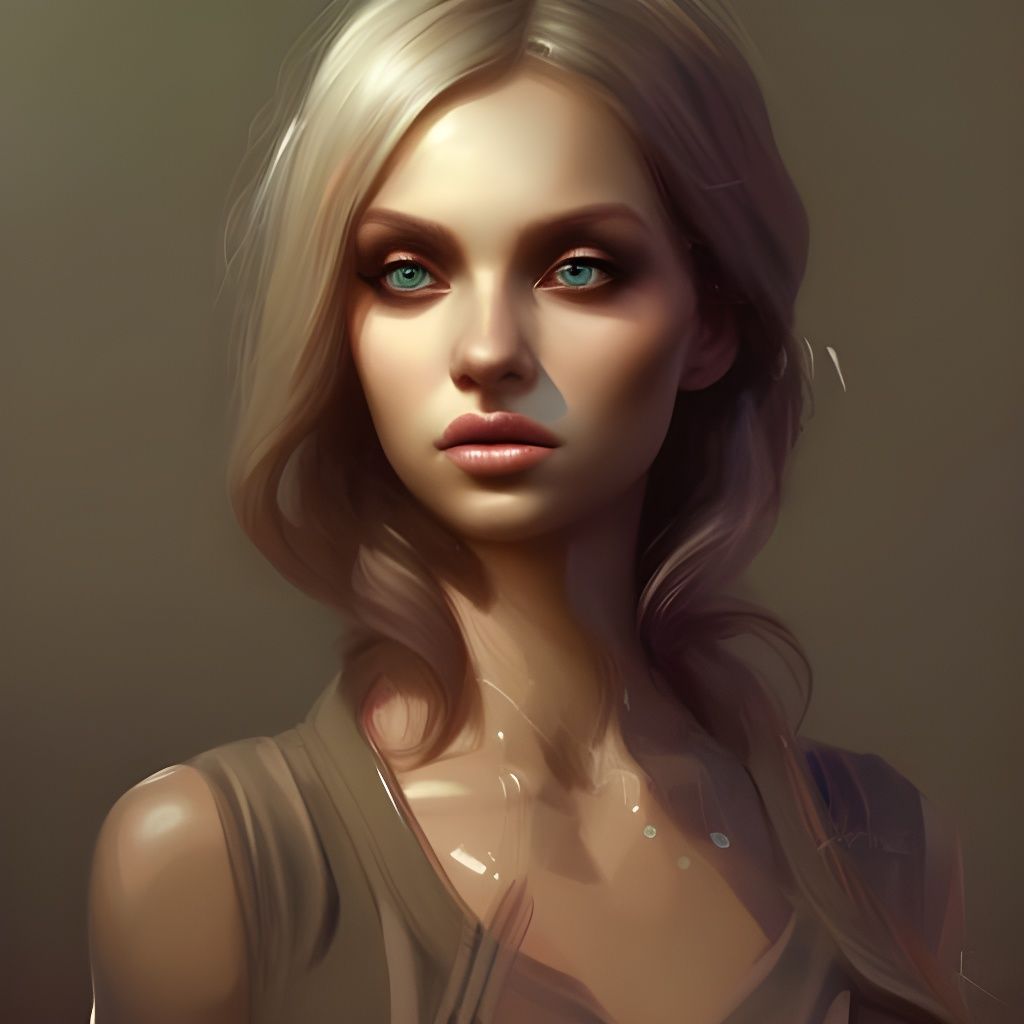 Female Portrait 8 - AI Generated Artwork - NightCafe Creator