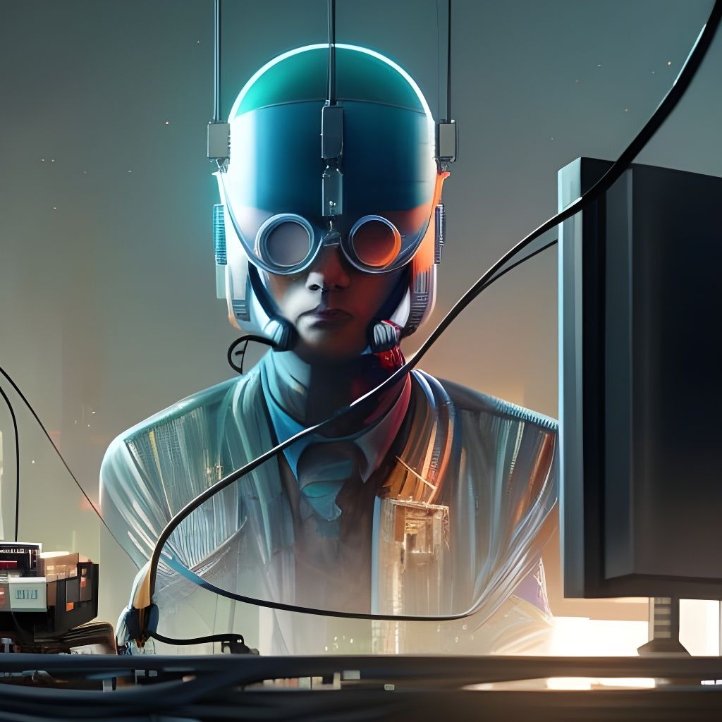 Human computer - AI Generated Artwork - NightCafe Creator