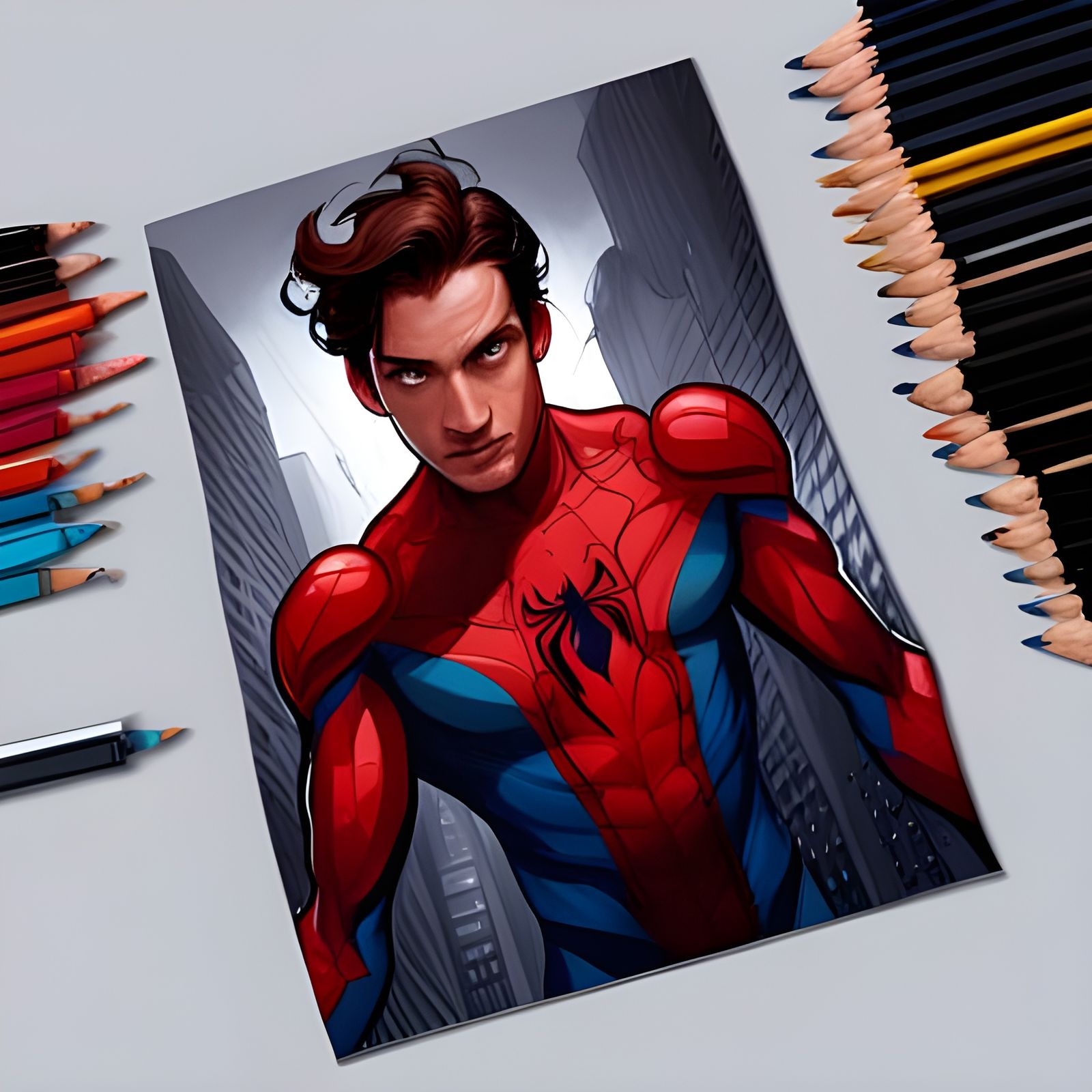 Spidey Drawing - AI Generated Artwork - NightCafe Creator
