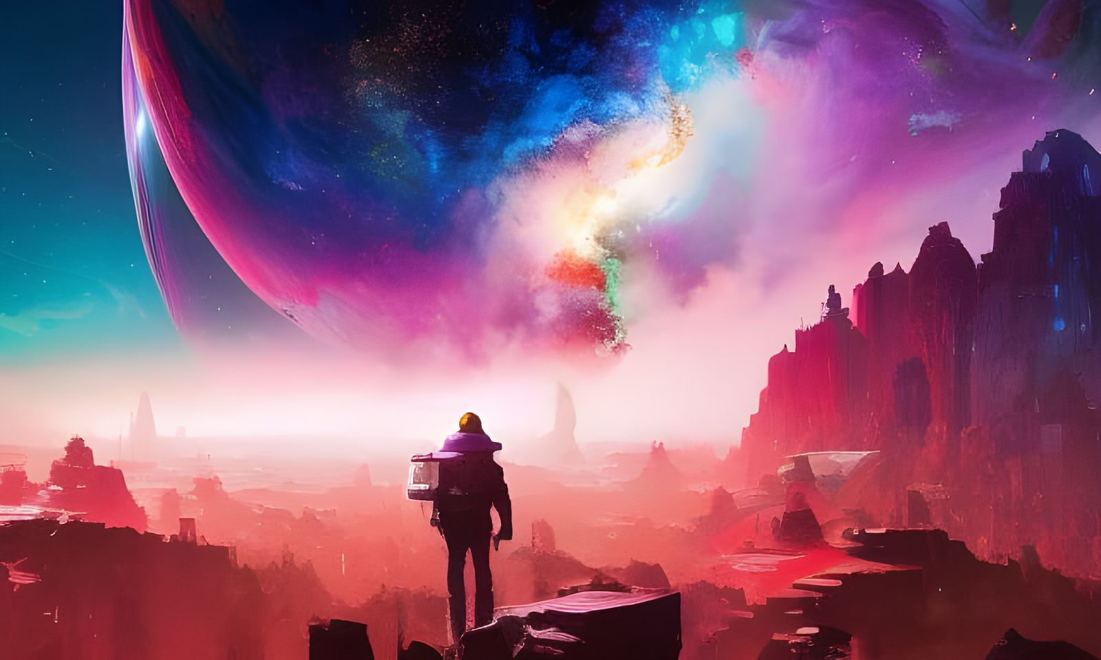 Galactic Traveler - AI Generated Artwork - NightCafe Creator