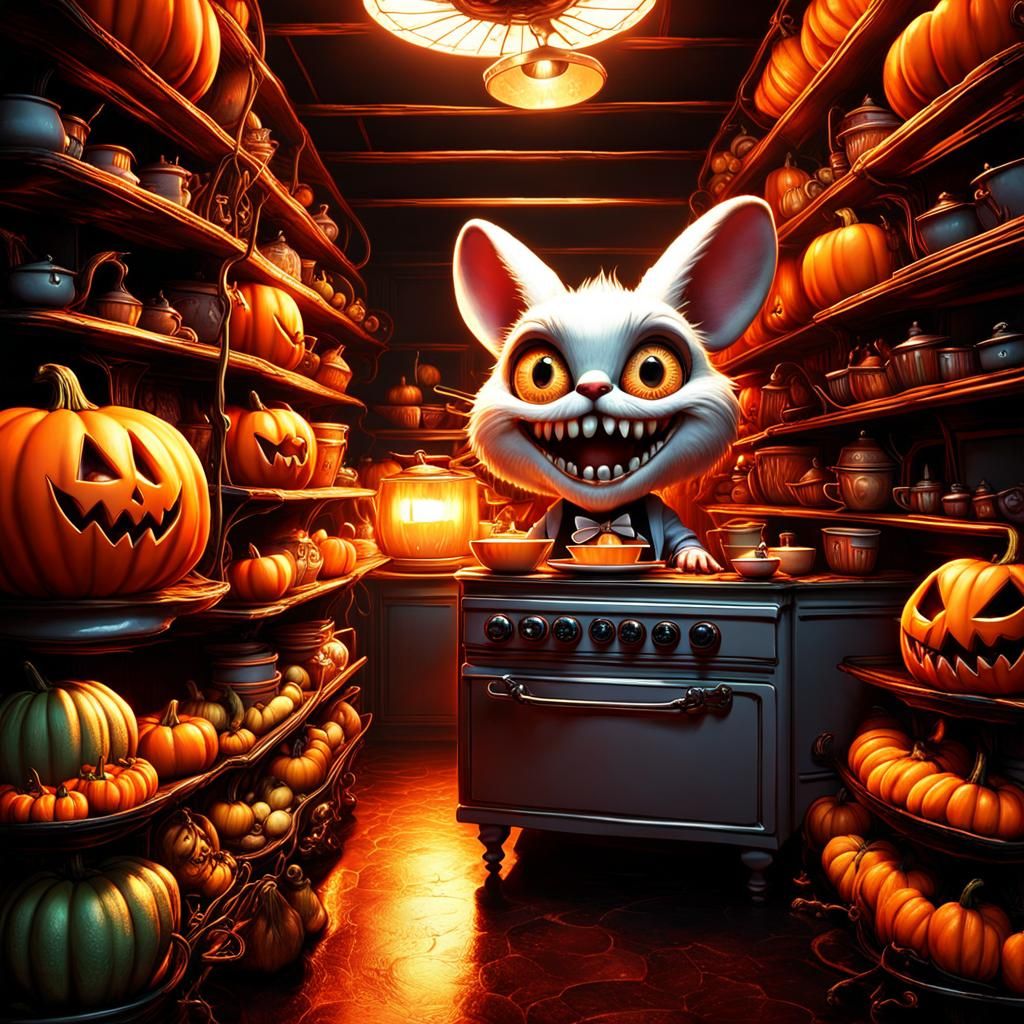 Alice wonderland evil dans la cuisine evil qui ouvre evil fridge creepy ...