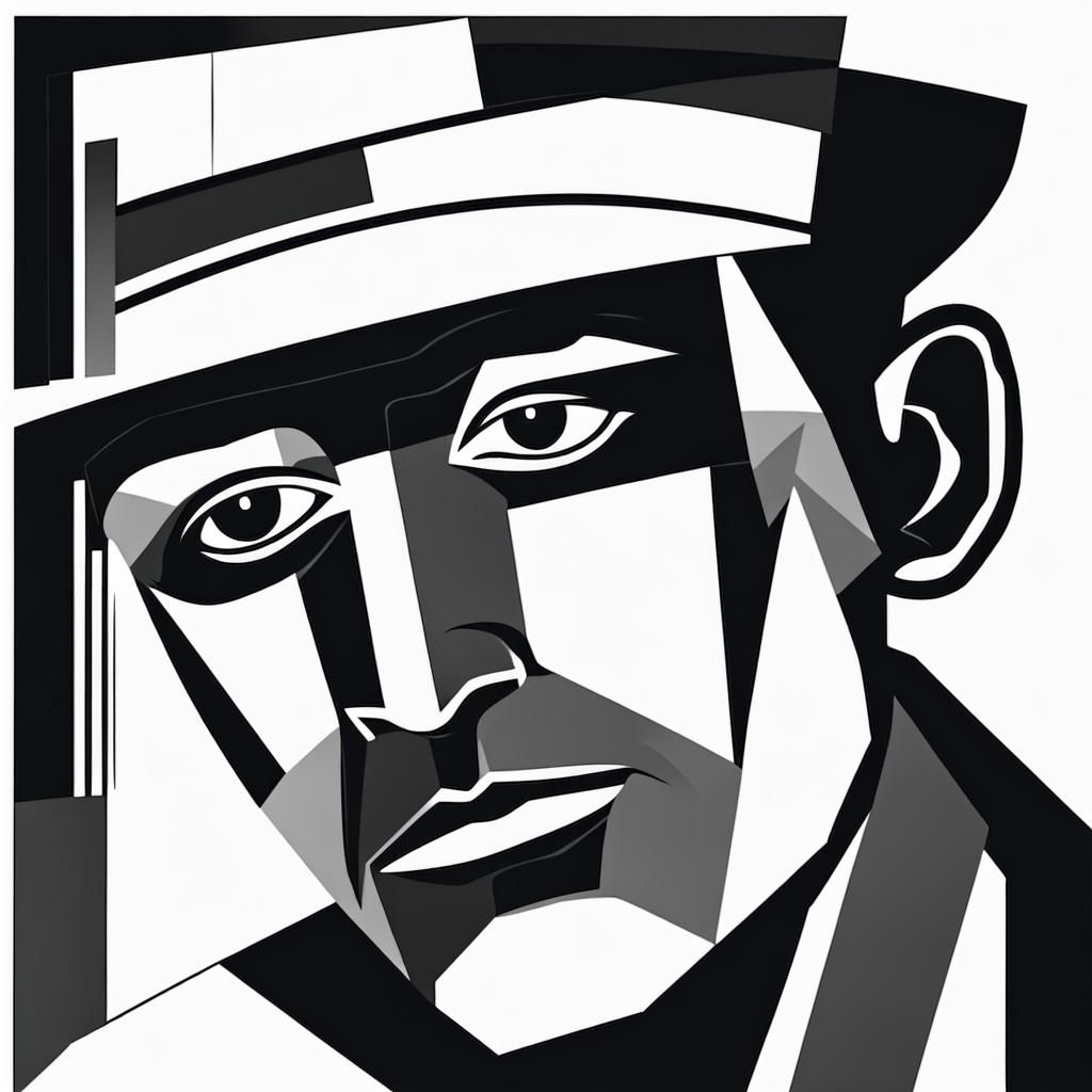 Constructivist Portrait - AI Generated Artwork - NightCafe Creator