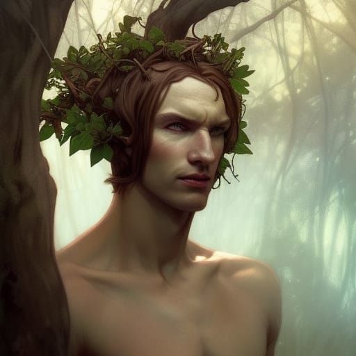 Dryad Portrait - AI Generated Artwork - NightCafe Creator