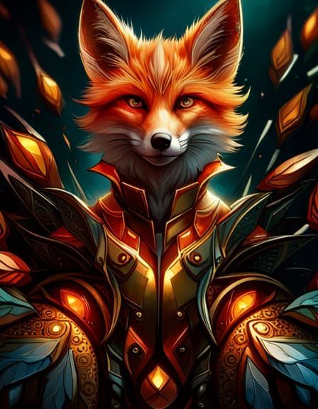 Armored Fox - AI Generated Artwork - NightCafe Creator
