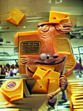 mr. cheese of cheddar fame - AI Generated Artwork - NightCafe Creator