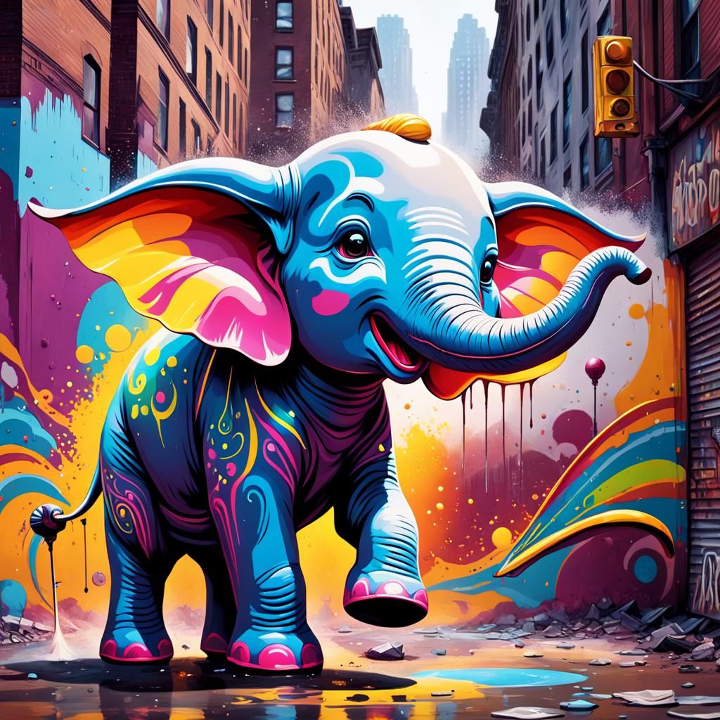 Dumbo - AI Generated Artwork - NightCafe Creator