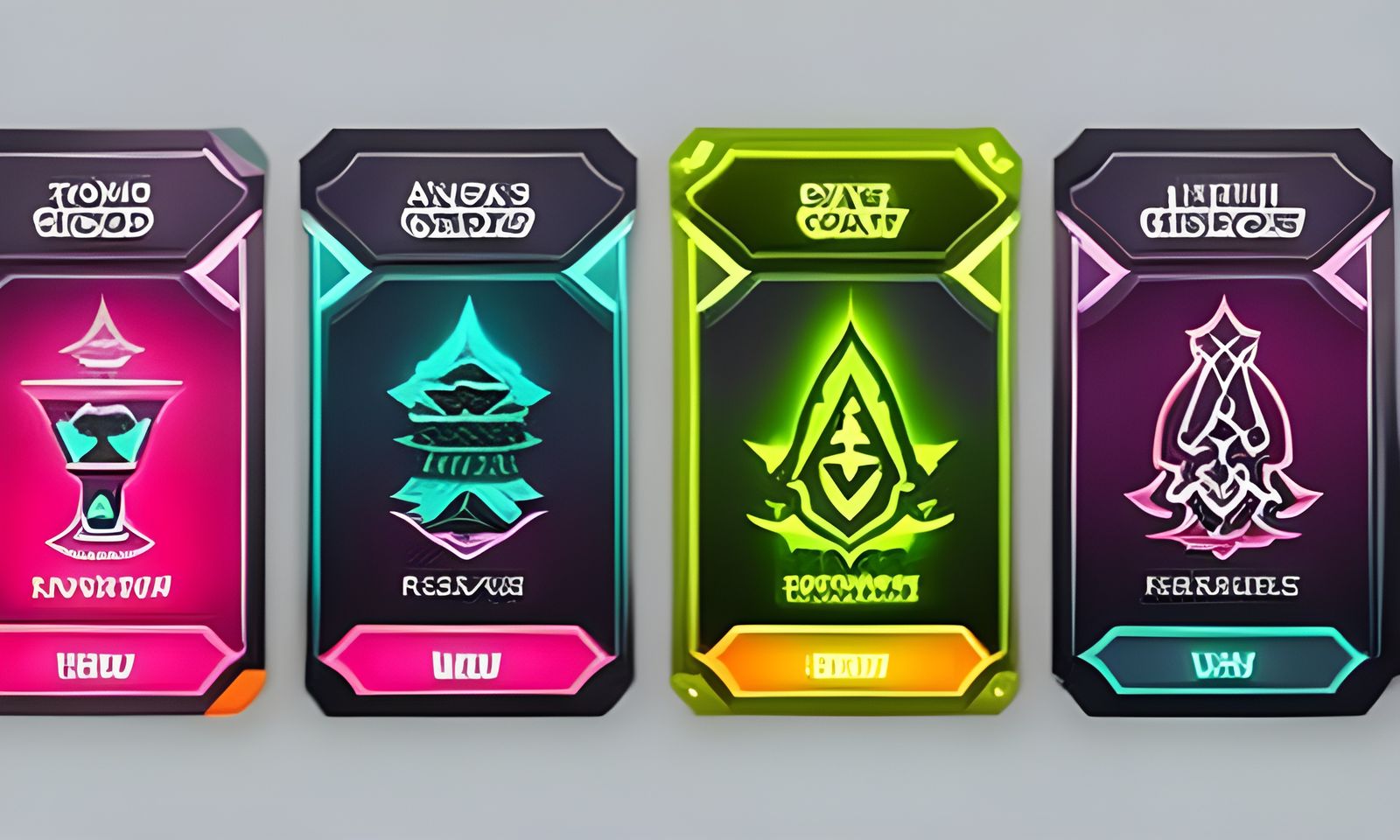 RPG Character cards - AI Generated Artwork - NightCafe Creator