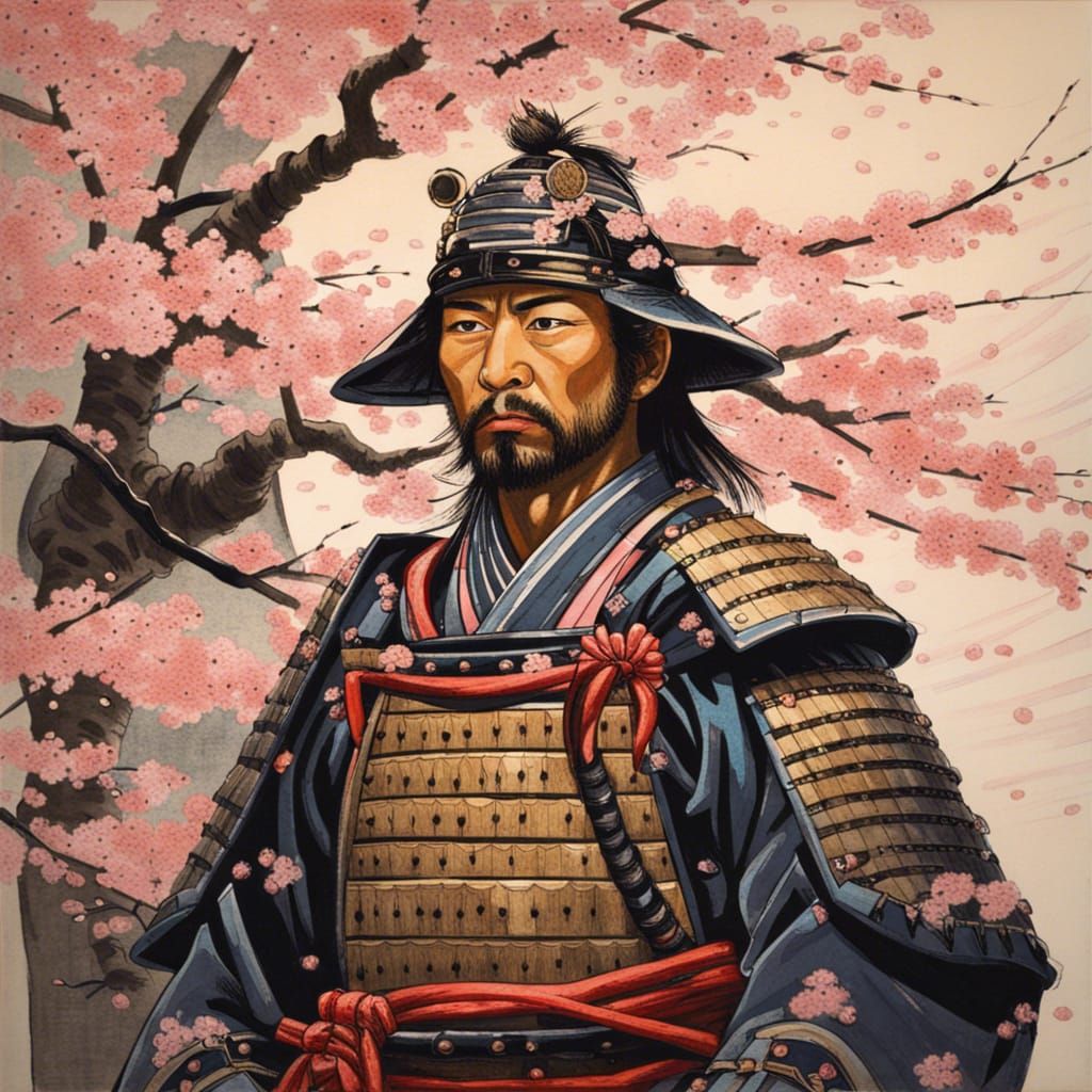 Japanese Samurai - AI Generated Artwork - NightCafe Creator