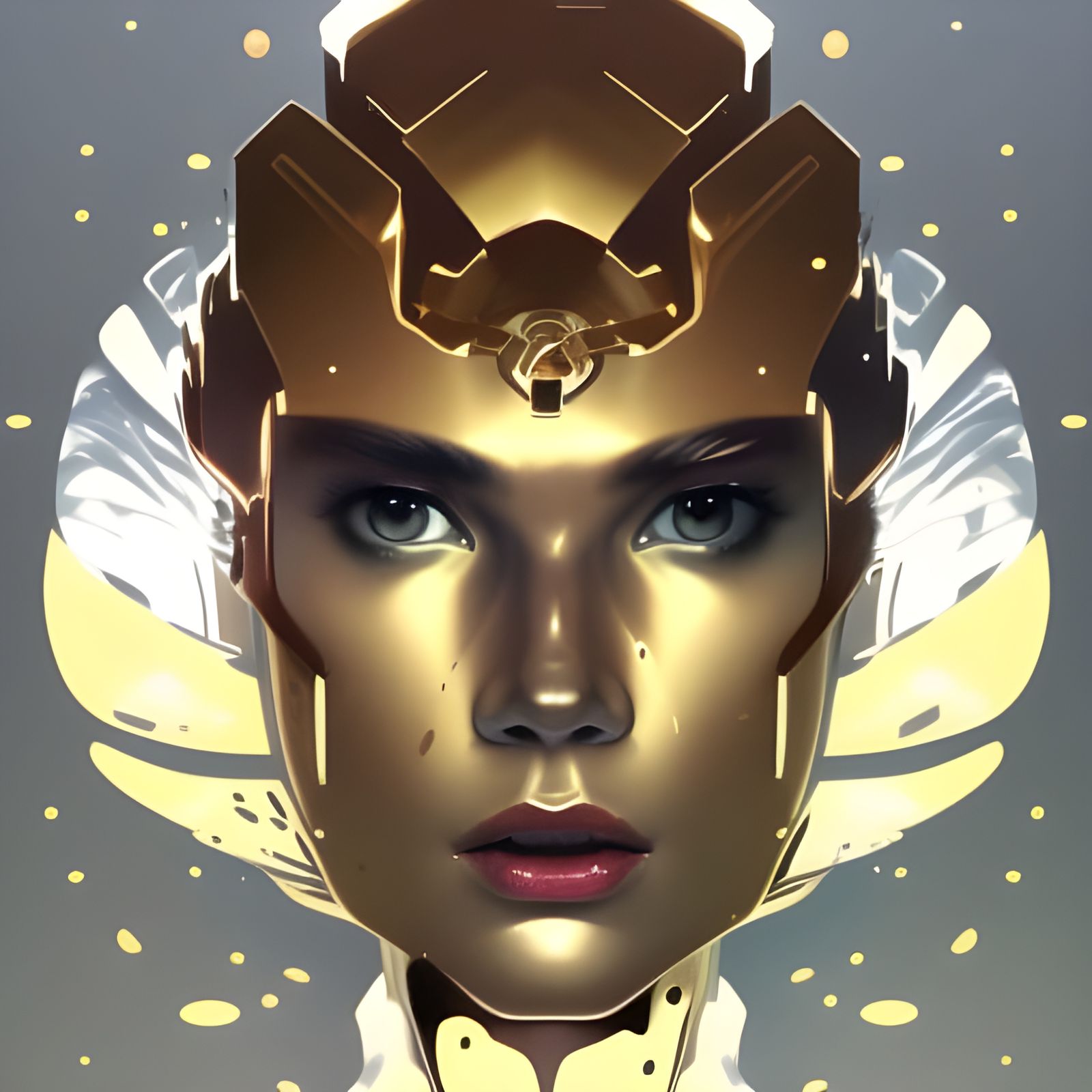 Gold machine - AI Generated Artwork - NightCafe Creator