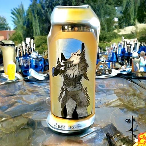 The beer wolf! - AI Generated Artwork - NightCafe Creator