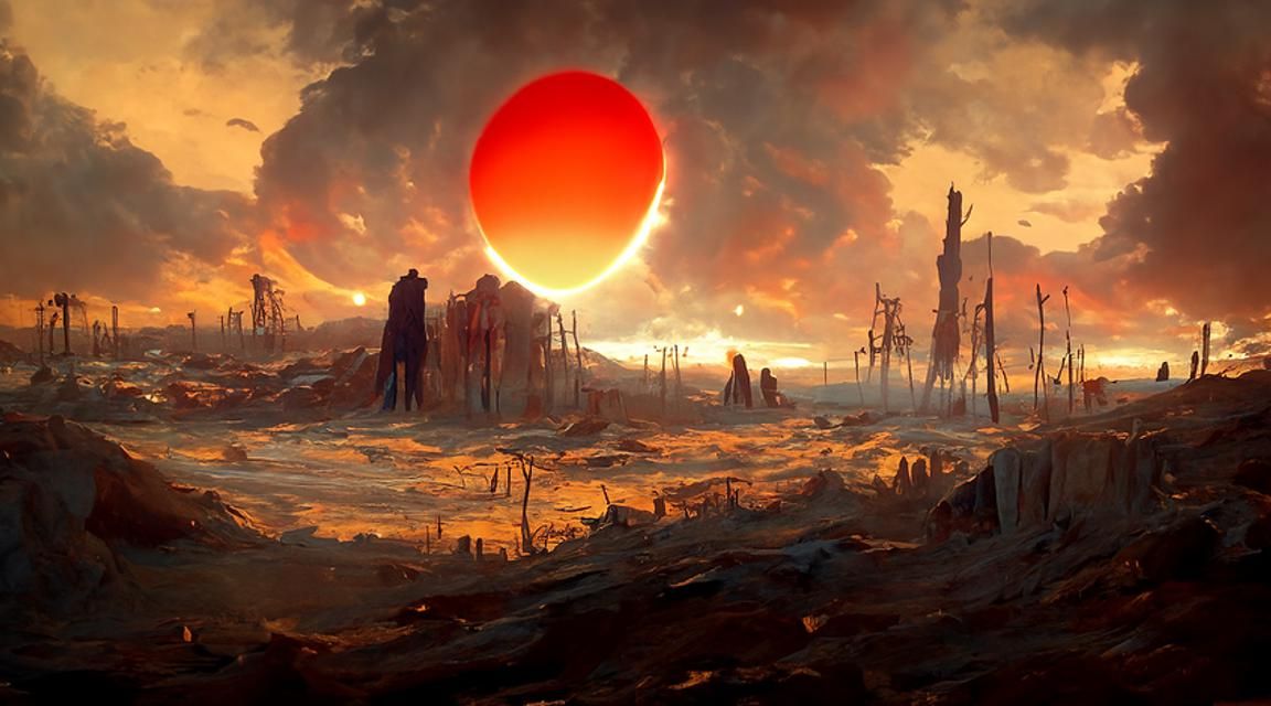 Portal to a Desolate Hell - AI Generated Artwork - NightCafe Creator