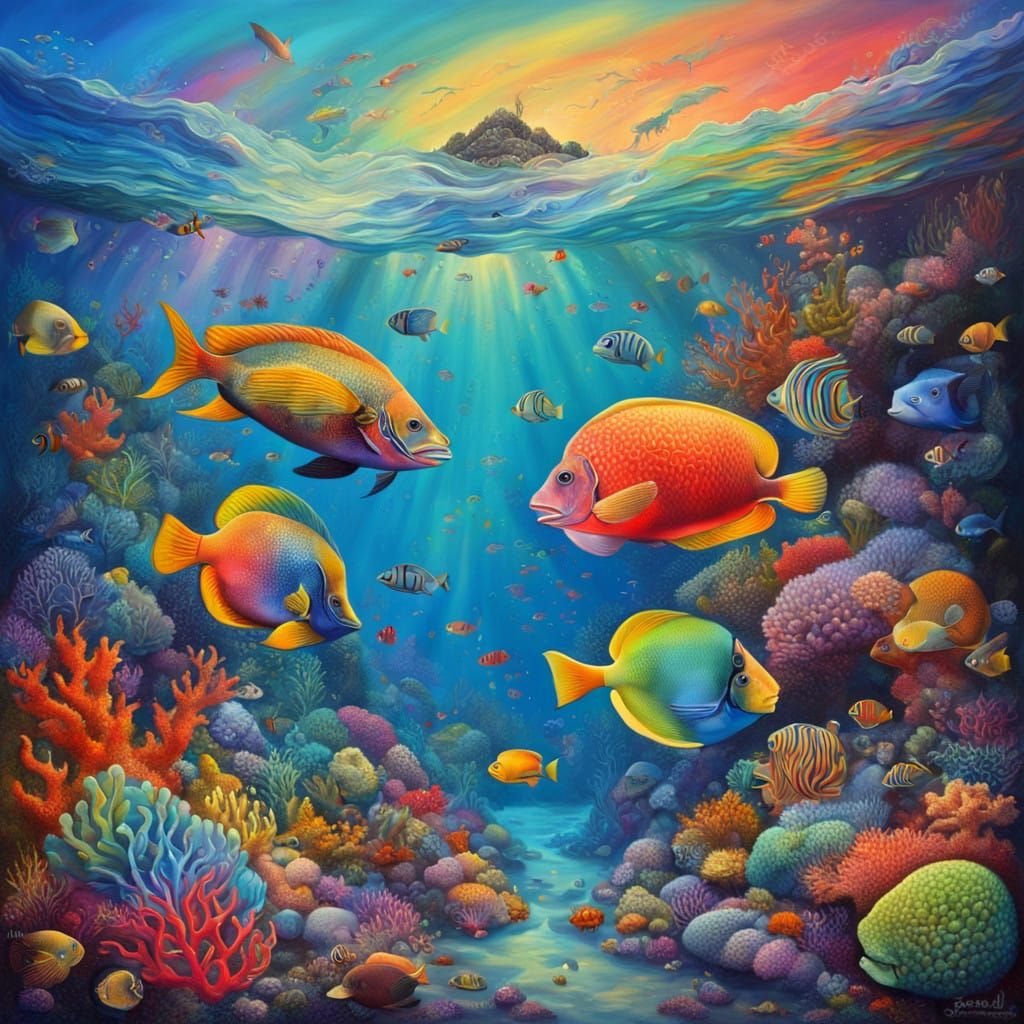 Rainbow Reef: An underwater paradise of coral reefs that shimmer with ...