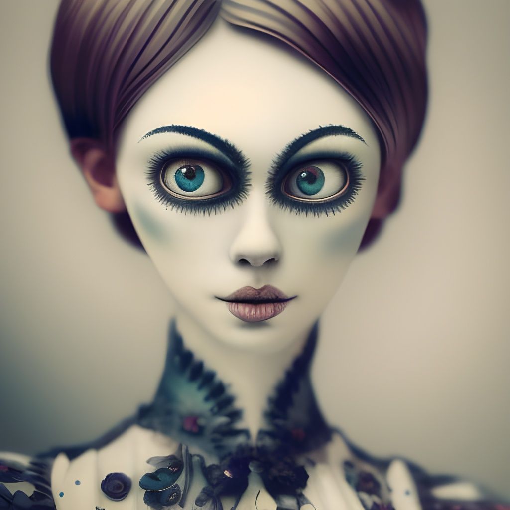 Patchwork Doll - AI Generated Artwork - NightCafe Creator