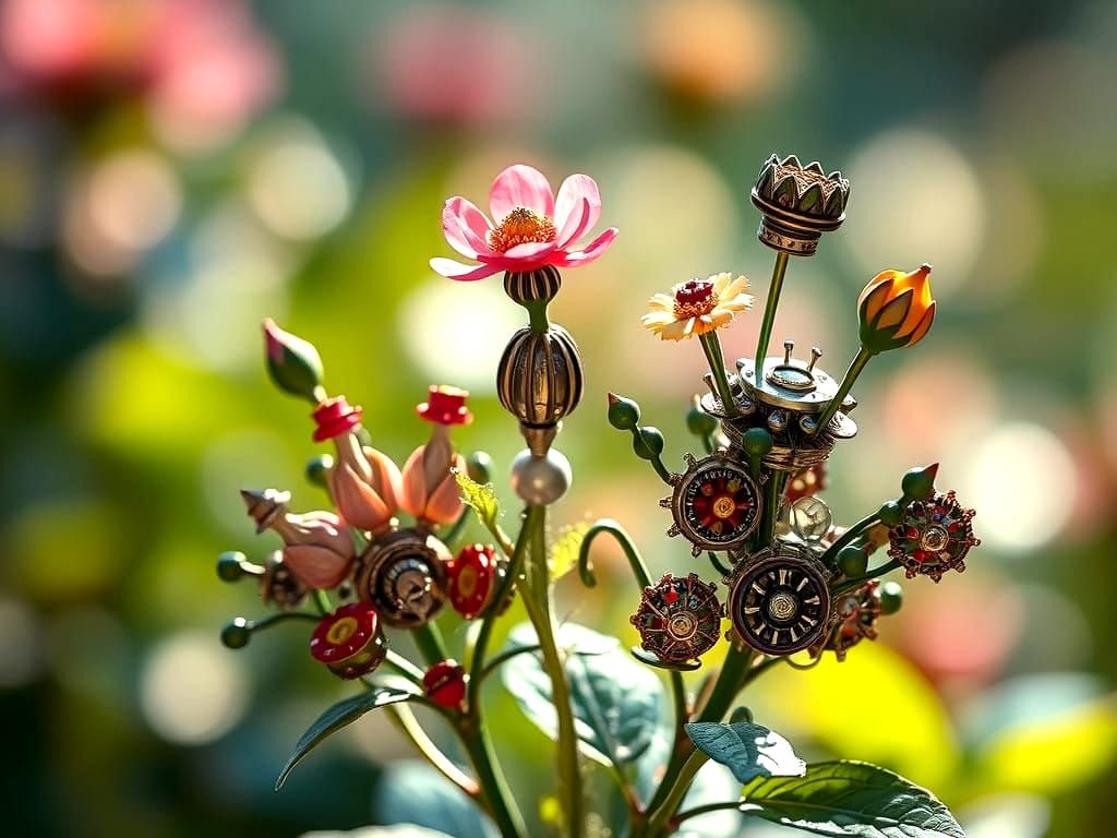 Mechanical Botanicals - Mechanical Botanicals in a Whimsical...