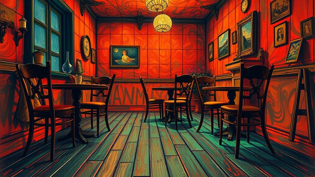 Passionate Emotions Ignite in a Turbulent Post-Imp... - AI Art