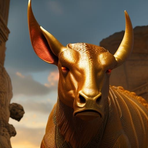 Bull - AI Generated Artwork - NightCafe Creator