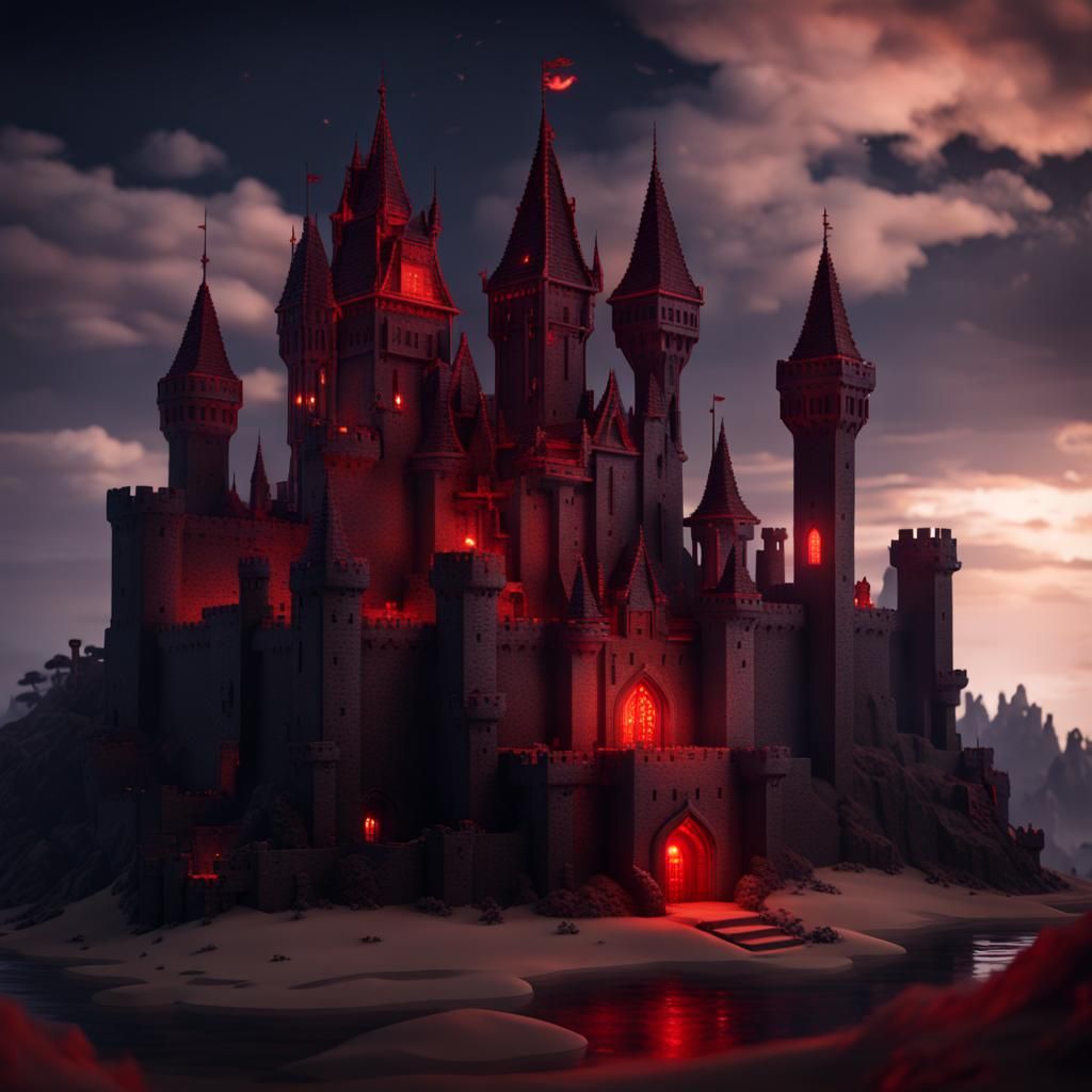 The Dark Castle - AI Generated Artwork - NightCafe Creator