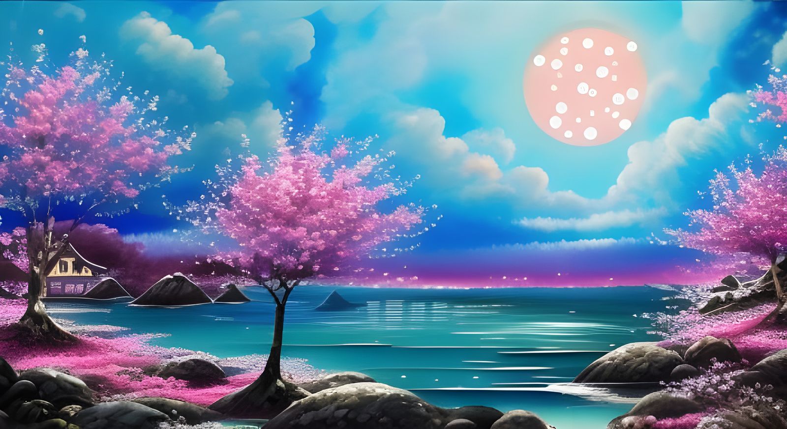 Good Night Everyone #101: Springtime Blossoms #4 - AI Generated Artwork ...