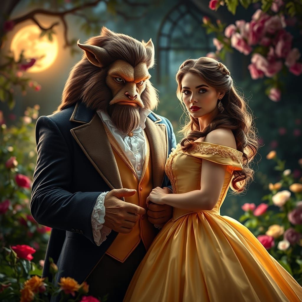 beauty and the beast - Majestic Beauty and the Beast in Whim...