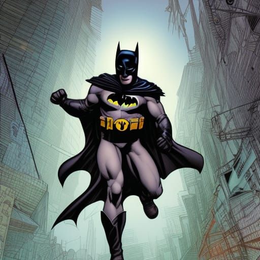 Un chat habillé en costume de Batman Mark Brooks and Dan Mumford, comic ...
