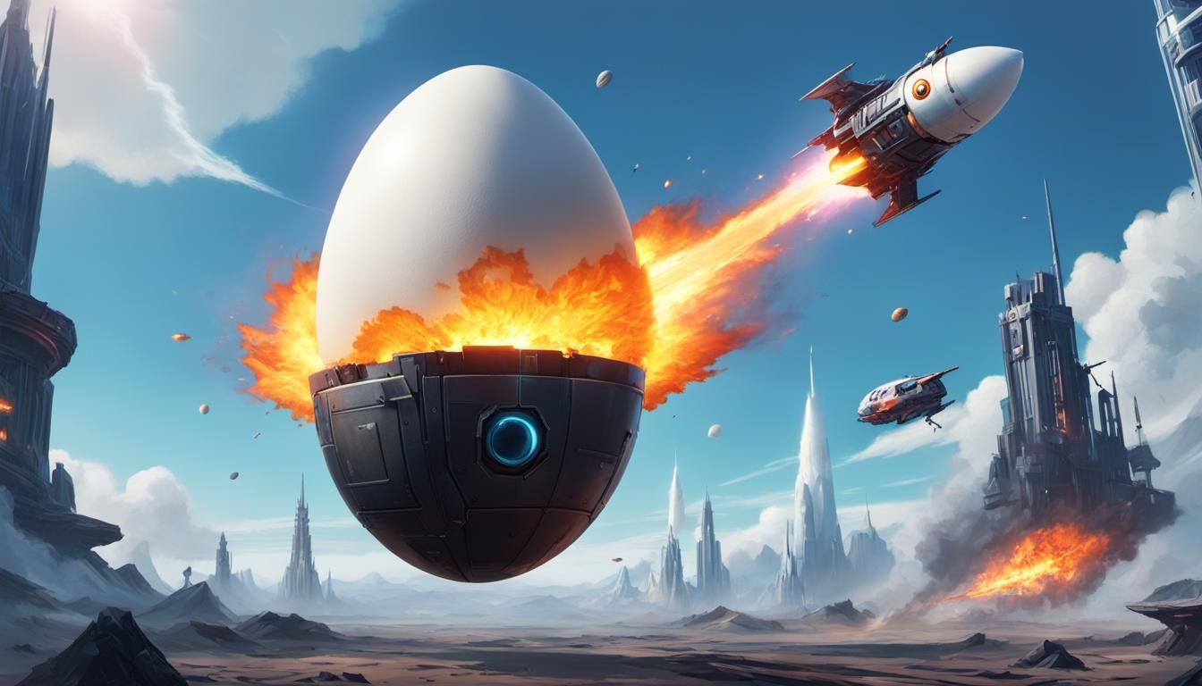 The big Saurus A rocket takes off on its first flight to the Easter ...